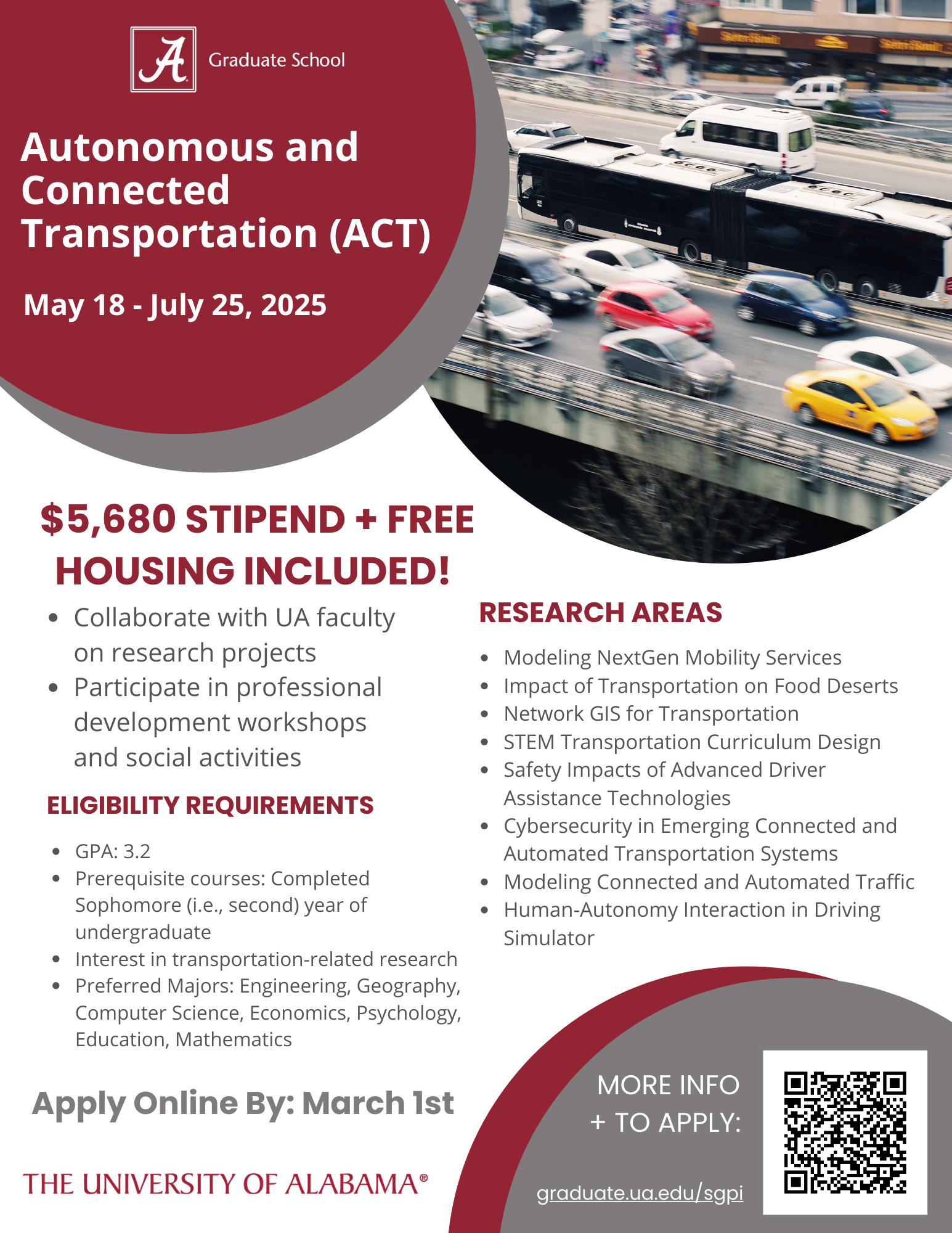 Autonomous and Connected Transportation (ACT) | Graduate School